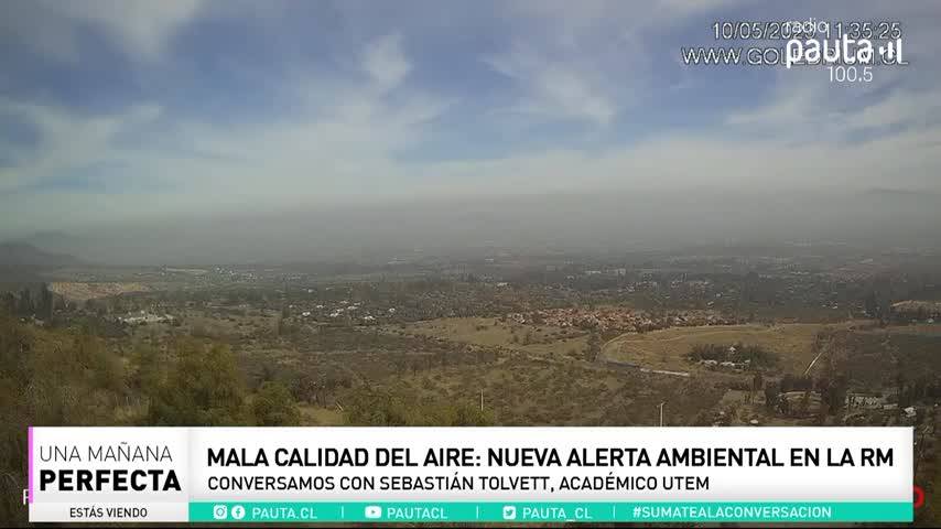 Nueva alerta ambiental en la Región Metropolitana